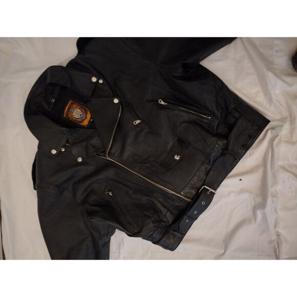 IOU | Jackets & Coats | Iou Real Leather Black Womens Lined Leather ...